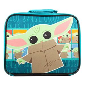 Color Shop Baby Yoda Backpack and Lunch Bag Set - Star Wars School Supplies Bundle with Grogu Backpack and Insulated Lunch Box, Water Bottle, Baby Yoda travel set