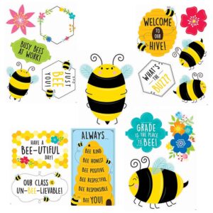 ctp busy bees bulletin board set for classroom (creative teaching press 10670)