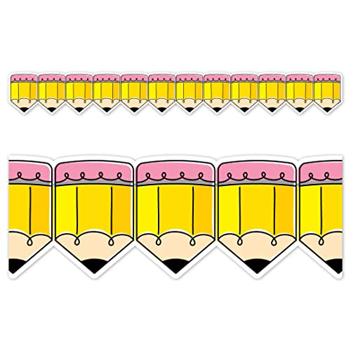 CTP Doodle Pencils EZ Border for Classroom Bulletin Board Border for Classroom (Creative Teaching Press 10673)