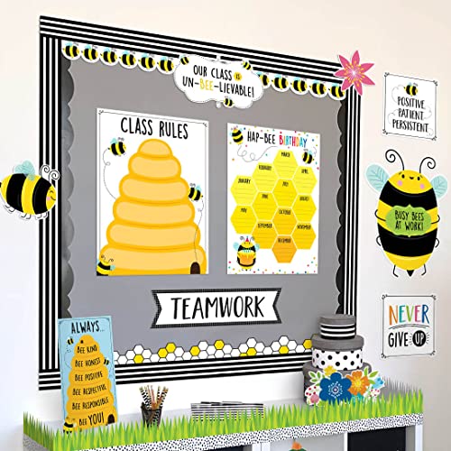 CTP Busy Bees Classroom Essentials 3-Chart Pack for Classroom (Creative Teaching Press 10824)