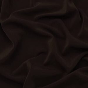 Texco Inc 60" ITY Heavy Stretch Jersey Knit Maternity, Swimwear, Apparel, DIY Fabric, Coffee 5 Yards