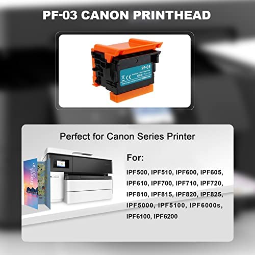 PF-03 Printhead for Canon IPF500, IPF510,IPF605,IPF610, IPF700,IPF710,IPF810,IPF815,IPF5000,IPF6000s,IPF6100,IPF8000s,IPF8010s,IPF8100,IPF9000 Print Head