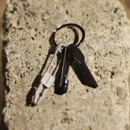 KeySmart Key Rings - Pack of 3 Flat Key Chain Rings for Key Attachment - Easy Opening and Closing Round Split Metal Key Rings for Keychains - Slim & Durable Large, Medium and Small Rings…