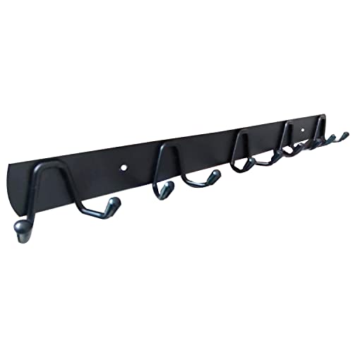 SUNUNICO Coat Rack Wall Mounted with 5 Coat Hooks for Hanging, Metal Wall Coat Rack for Hanging Coat Jacket Backpack Hat, Wall Coat Hook, Perfect Touch for Your Entryway, Bedroom, Kitchen,