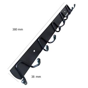 SUNUNICO Coat Rack Wall Mounted with 5 Coat Hooks for Hanging, Metal Wall Coat Rack for Hanging Coat Jacket Backpack Hat, Wall Coat Hook, Perfect Touch for Your Entryway, Bedroom, Kitchen,