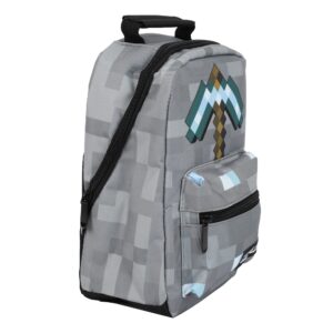 minecraft pickaxe lunch bag