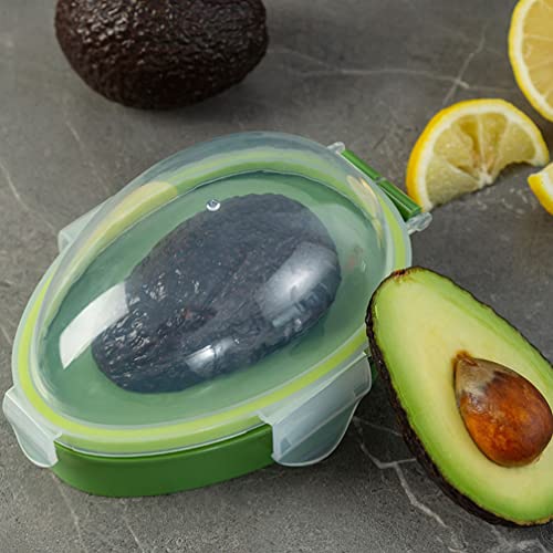 Hemoton Avocado Keeper, 2 Pieces Reusable Avocado Storage Container, Avocado Saver, Avocado Cover Avocado Holder Organizer for Refrigerator Fridge to Keep Avocado Fresh