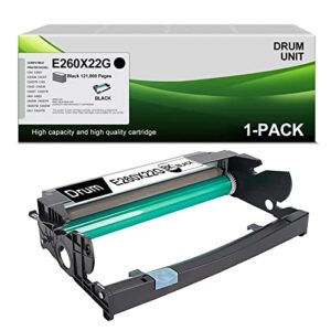 xenonk e260x22g compatible drum unit replacement for lexmark e260 e260d e260dn e260dt e260dtn e360 e360d e360dn e360dt e360dtn e460 e460d e460dw e462dtn printer drum unit (1 pack, black)