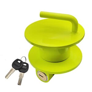 kaycentop lunette eye lock tow ring lock for 2-1/2 to 3 inch lunette eyes, bright green