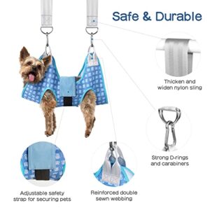 DoggyDobby Dog Grooming Hammock Harness, Pet Grooming Hammock for Cats & Dogs, Dog Sling for Nail Clipping/Trimming