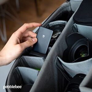 Pebblebee Card | Rechargeable Item Tracker | Compatible with Apple Find My | 500ft Bluetooth | Water Resistant | Works with Google Assistant & Amazon Alexa