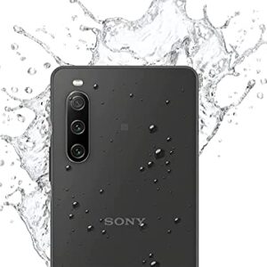 Sony Xperia 10 IV Dual SIM 128GB ROM + 6GB RAM (GSM only | No CDMA) Factory Unlocked 5G Smartphone (Black) - International Version