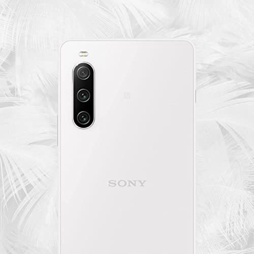 Sony Xperia 10 IV Dual SIM 128GB ROM + 6GB RAM (GSM only | No CDMA) Factory Unlocked 5G Smartphone (White) - International Version