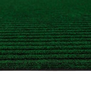 Mohawk Home Utility Floor Mat Solid Dark Forest Green (2' x 5') Perfect for Garage, Entryway, Porch, and Laundry Room