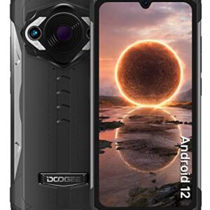 DOOGEE S98 PRO Rugged Smartphone, 8GB+ 256GB Android 12, Thermal Imaging Camera, 48MP 20MP Night Vision Camera, 6000mAh Big Battery, FHD IP68 Waterproof Cell Phone, NFC