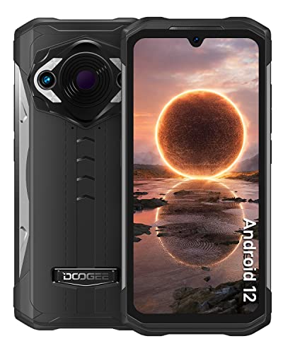 DOOGEE S98 PRO Rugged Smartphone, 8GB+ 256GB Android 12, Thermal Imaging Camera, 48MP 20MP Night Vision Camera, 6000mAh Big Battery, FHD IP68 Waterproof Cell Phone, NFC