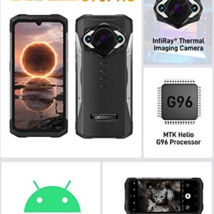 DOOGEE S98 PRO Rugged Smartphone, 8GB+ 256GB Android 12, Thermal Imaging Camera, 48MP 20MP Night Vision Camera, 6000mAh Big Battery, FHD IP68 Waterproof Cell Phone, NFC