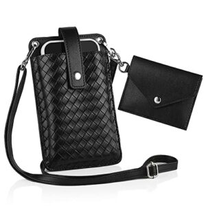 outxe small crossbody phone bag for women cellphone purse girls mini black