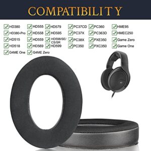 SOULWIT Cooling Gel Ear Pads for Sennheiser HD599/HD598/SE/CS/SR/HD595/HD569/HD558/HD518/HD515/Game Zero/G4ME Zero, Earpads Cushions for PC37X/PC38X/PC350/PXC350/PXE350/PC360/HD380/HD380-Pro/HME95