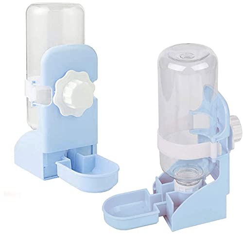 Oncpcare 2Pcs 2Pcs 17oz Water Bottle for Small Animals, Rabbit Water Feeder Water Bowl Bunny Water Dispenser Hanging Automatic Guinea Pig Water Bottle for Cage