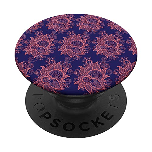 Purple Paisley Persuasion Lace PopSockets Swappable PopGrip