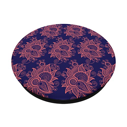 Purple Paisley Persuasion Lace PopSockets Swappable PopGrip