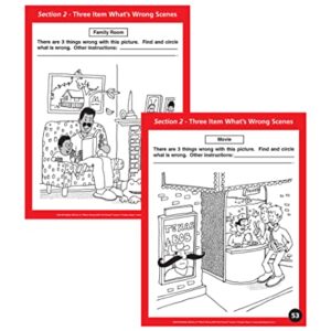 Super Duper Publications | Webber® Big Box of “What’s Wrong with This Picture?” Scenes | Critical Thinking Skills | Speech and Language Resource