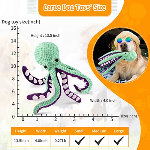 Fuufome Dog Toys/Squeaky Dog Toys/Large Dog Toys/Plush Dog Toys/Big Dog Toys/Stuffed Dog Toys/Dog Toys for Large Dogs/Durable Dog Toys/Puppy Chew Toys/Dog Chew Toys for Small, Medium, Large Dogs