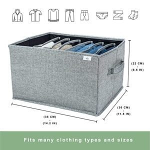 Eden Home Jeans Organizer for Closet Pants Storage - Jeans Storage - Clothes Organizer for Folded Clothes - Wardrobe Organizers and Storage