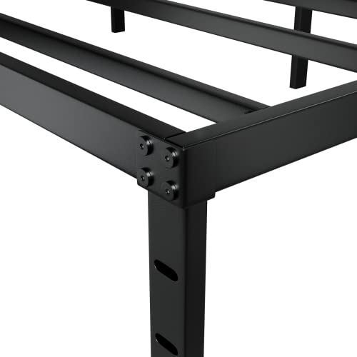 LITBOOM King Size Bed Frame/ 14 Inch Metal Platform Base/Mattress Foundation/No Box Spring Needed/Noise -proof/3000lbs Capacity