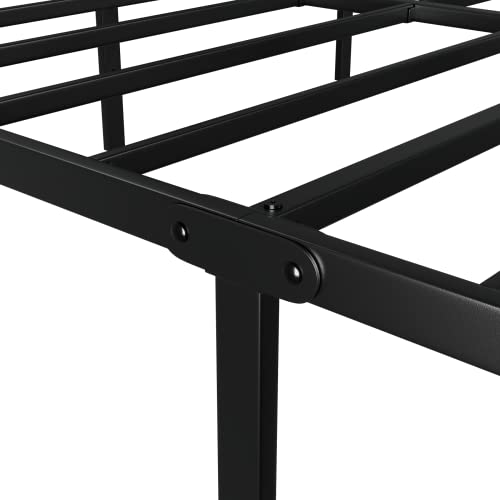 LITBOOM King Size Bed Frame/ 14 Inch Metal Platform Base/Mattress Foundation/No Box Spring Needed/Noise -proof/3000lbs Capacity