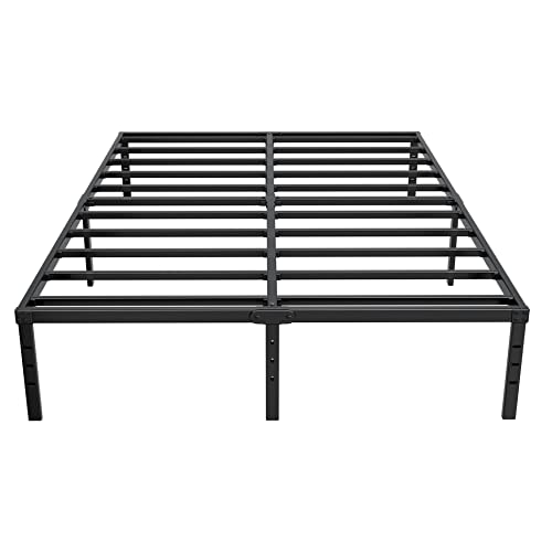 LITBOOM King Size Bed Frame/ 14 Inch Metal Platform Base/Mattress Foundation/No Box Spring Needed/Noise -proof/3000lbs Capacity