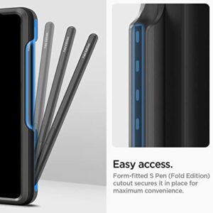 Spigen Slim Armor Pro Pen Edition [Hinge Protection] Designed for Galaxy Z Fold 4 Case (2022) - Black