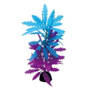 LPFLASAT Fish Tank Decorations Aquarium Decorations Fish Tank Accessories Aquarium Decor Fish Tank Decor Aquarium ANK Glow Decorations Fish Tank Glow Plants Aquarium 1Pieces (Purple)