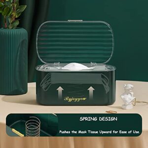 Aiabaleaft Face Mask Dispenser Box Holder Storage Box. Mask Case with Cover for Storing and Dispensing Personal Face Masks, and Paper Towel Storage Boxes, Disposable Gloves Etc.