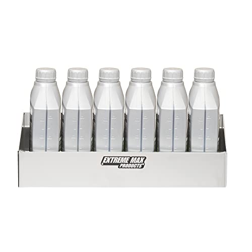 Extreme Max 5001.6208 Aluminum 6-Quart Liquids Storage Shelf for Race Trailer, Garage, Shop, Enclosed Trailer, Toy Hauler - Holds Six 1-Quart (32 oz.) Bottles