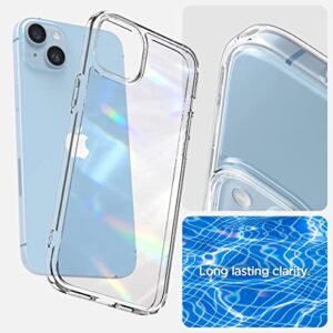 Spigen Ultra Hybrid for iPhone 14 Case, [Anti-Yellowing Technology] [Military Grade Drop Protection] Phone Case for iPhone 14 - Crystal Clear