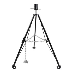 dumble 5th wheel tripod stabilizer gooseneck trailer jack - 5000lb cap adjustable rv jack stabilizer rv king pin tripod