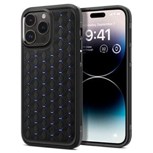 spigen cryo armor designed for iphone 14 pro max case (2022) - matte black