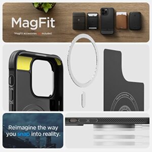 Spigen Rugged Armor (MagFit) Compatible with MagSafe Designed for iPhone 14 Pro Case (2022) - Matte Black