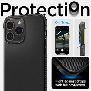 Spigen Rugged Armor (MagFit) Compatible with MagSafe Designed for iPhone 14 Pro Case (2022) - Matte Black