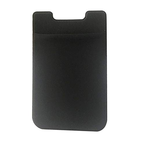 RUIVE Mobile Stick Card on Wallet Hhone Holder Hard Glue Credit as Holder Functioning Wallet Note 20 Ultra (Black, One Size)