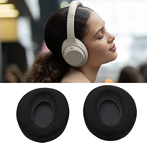 Headphones Replacement Ear Pad, Memory Foam Ear Cushions Cover for WH H910N WH H900N Headphones, Soft and Resistant(Black)