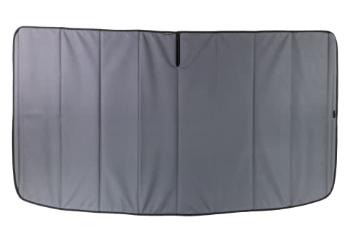 VanEssential Designed for RAM Promaster Insulated Blackout Front Windshield Cover for Van Years 2014 to Current Model - Charcoal Gray