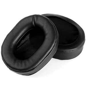 TaiZiChangQin Ear Pads Cushion Memory Foam Replacement Compatible with JVC HA-S90BN HA-S70BT Headphone ( Protein Leather Earpads )