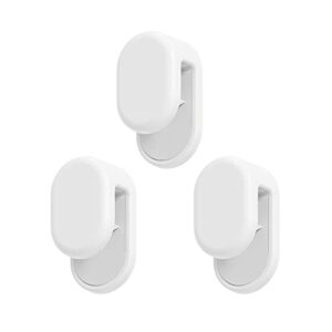 flauvel 3 pcs wall mount silicon hooks bathroom organizer invisible hooks storage pins multipurpose tapestry hanger towel hanger white