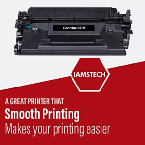 iamstech 057H 057 Toner Compatible with 057H 1-Pack Black High Yield Toner Cartridge Replacement for Canon imageCLASS MF445dw MF448dw MF449dw LBP226dw LBP227dw MF440 MF445 Printer Ink