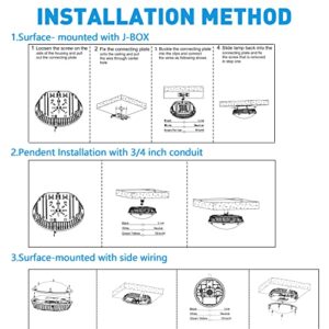 40W LED Canopy Ceiling Light with Motion Sensor, 5600LM 5000K Outdoor Garage Ceiling Light, 120-180w HPS/MH Equiv. 100-277VAC IP65 for Gas Station Ceiling Lighting ETL&DLC, 5 Years Warranty-2Pack