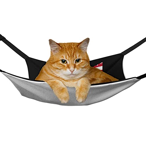 Ohio State Vintage American Flag Pet Hammock Comfortable Adjustable Hanging Bed for Small Animals Dogs Cats Hamster