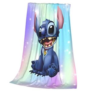 Ultra-Soft Cartoon Throw Blanket Fleece Blanket Comfortable Blankets Soft Cozy Warm Flannel Blankets for Living Room Couch Bed 80"X60"